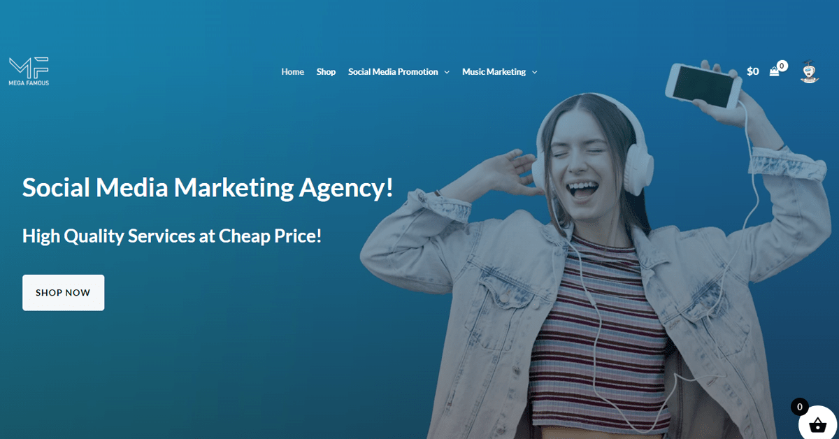 Mega Famous | Social Media Marketing Agency | Market Leader